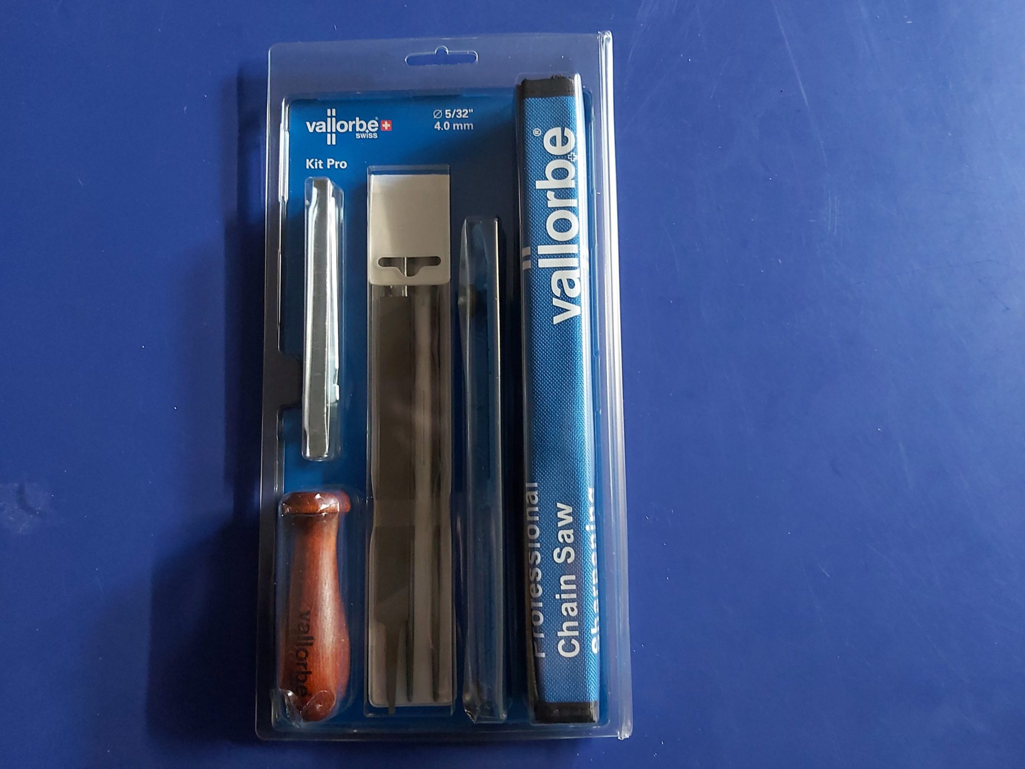 VALLORBE 5/32 Chainsaw File Kit *Swiss Quality* - Chainsaw Parts World