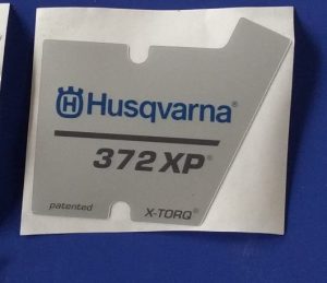 HUSQVARNA 372XP Decal - Chainsaw Parts World