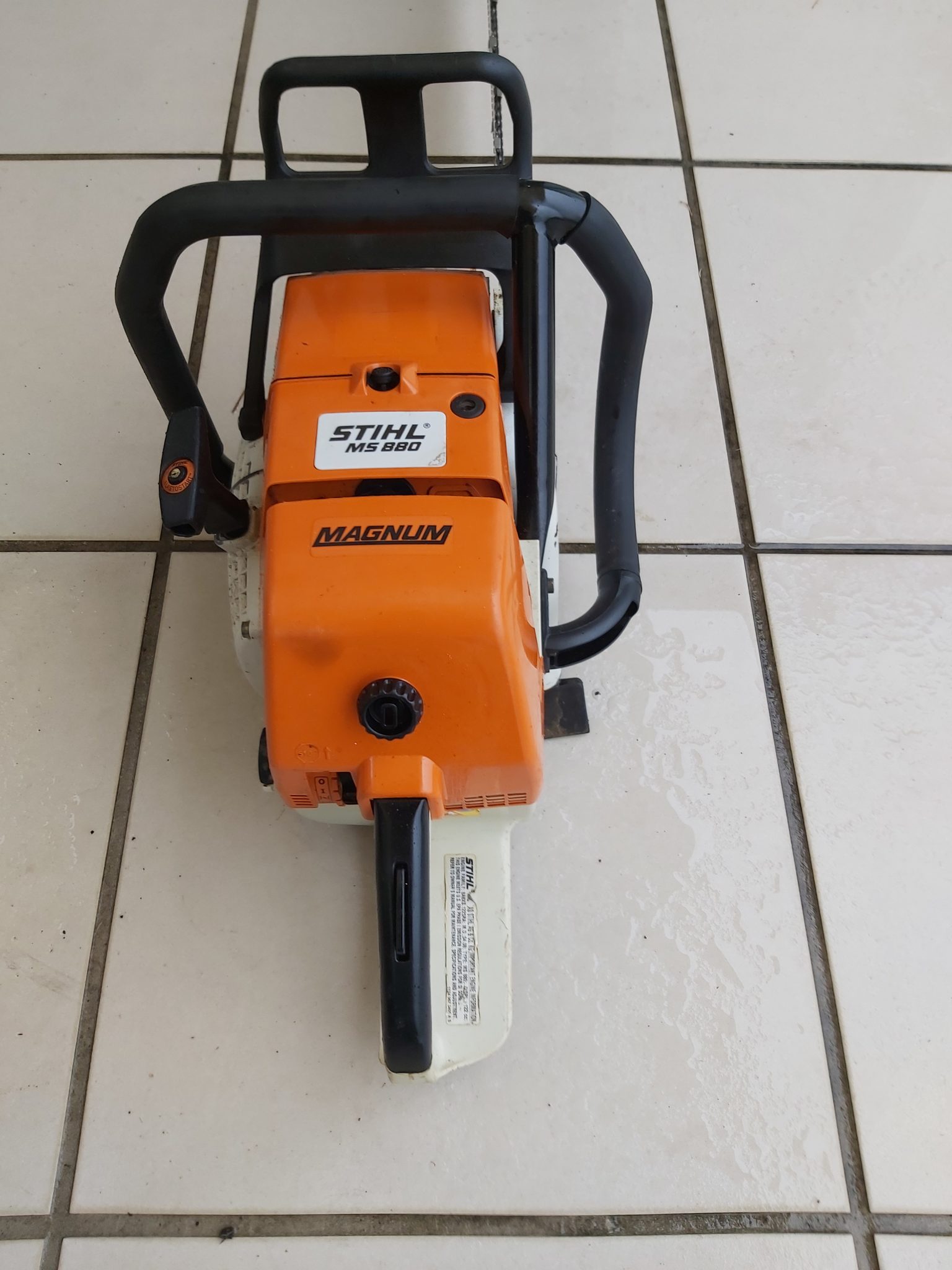 STIHL MS880 with 42 inch Bar *BIG Powerful Saw with BIG BAR* Chisel ...