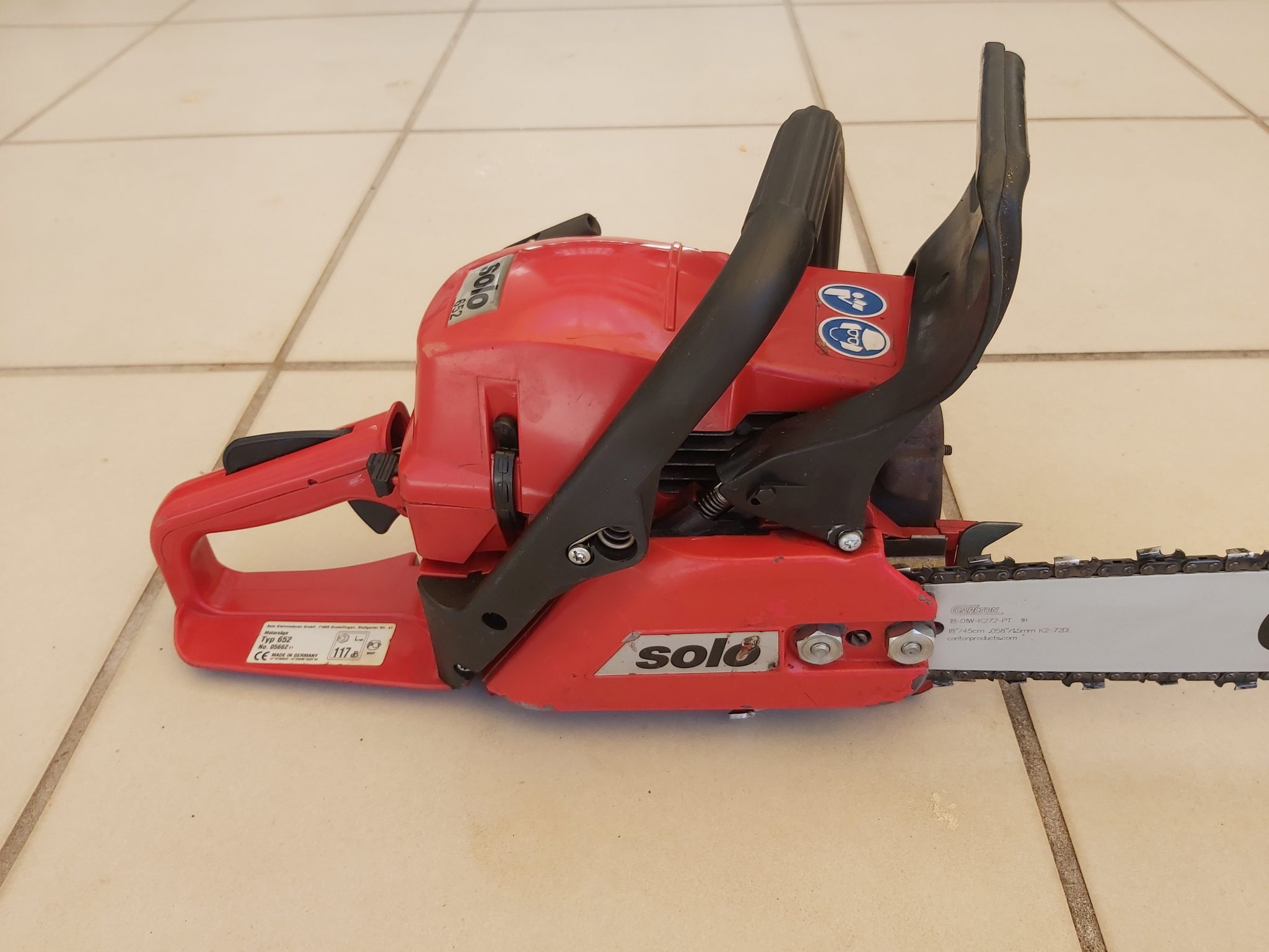 Solo 652 with 18 inch Bar *52cc* - Chainsaw Parts World