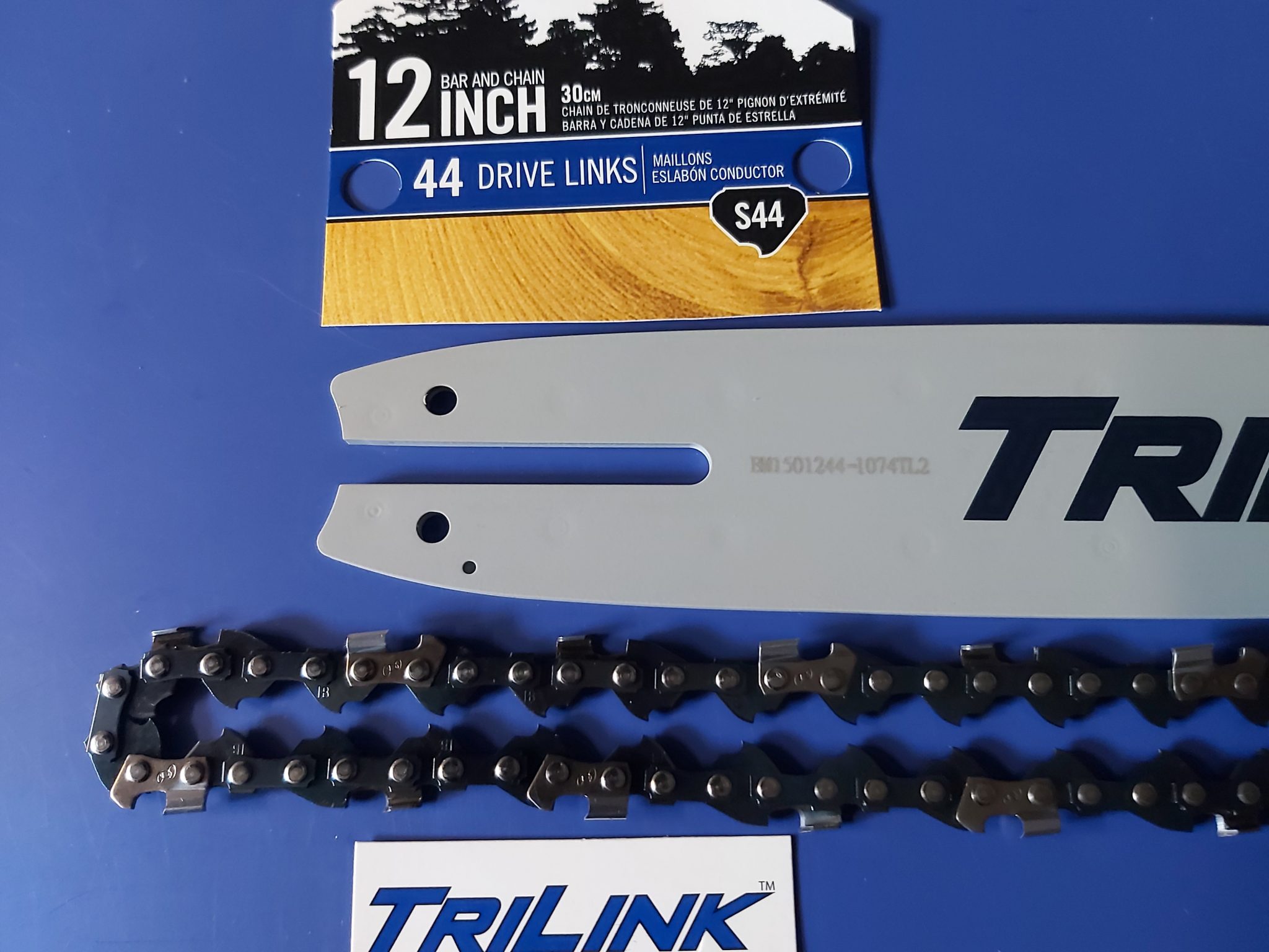 12 inch TRI LINK BAR & Chain Combo, STIHL 020T, MS200T, 010, 012, 018 ...