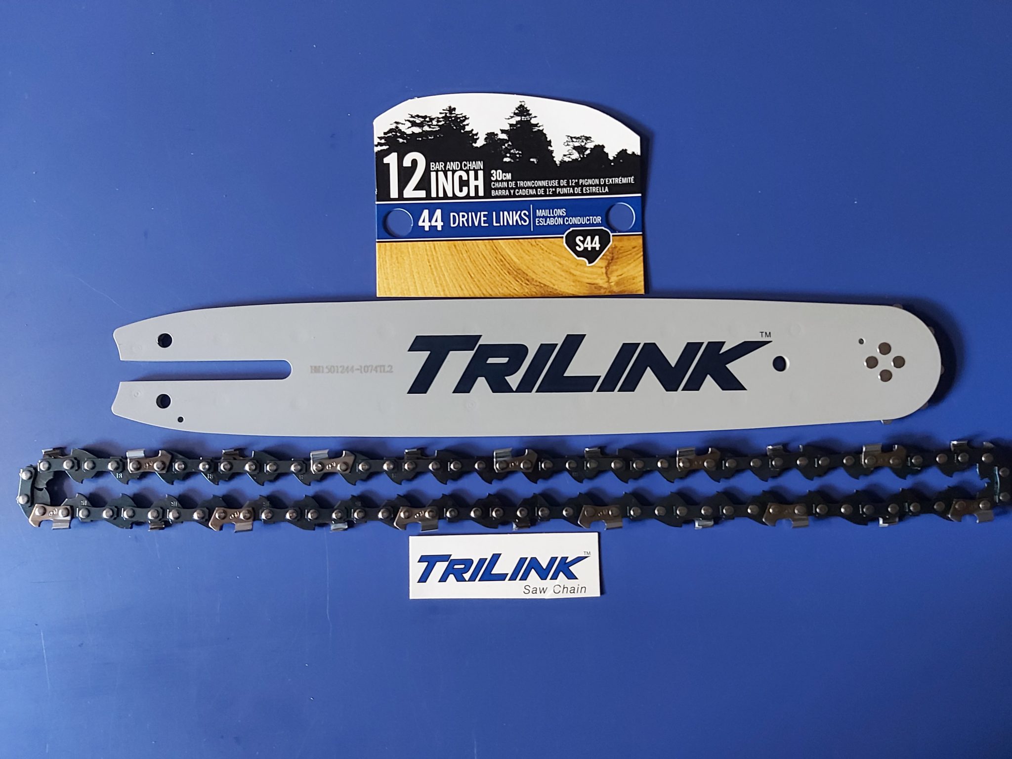 12 inch TRI LINK BAR & Chain Combo, STIHL 020T, MS200T, 010, 012, 018 ...