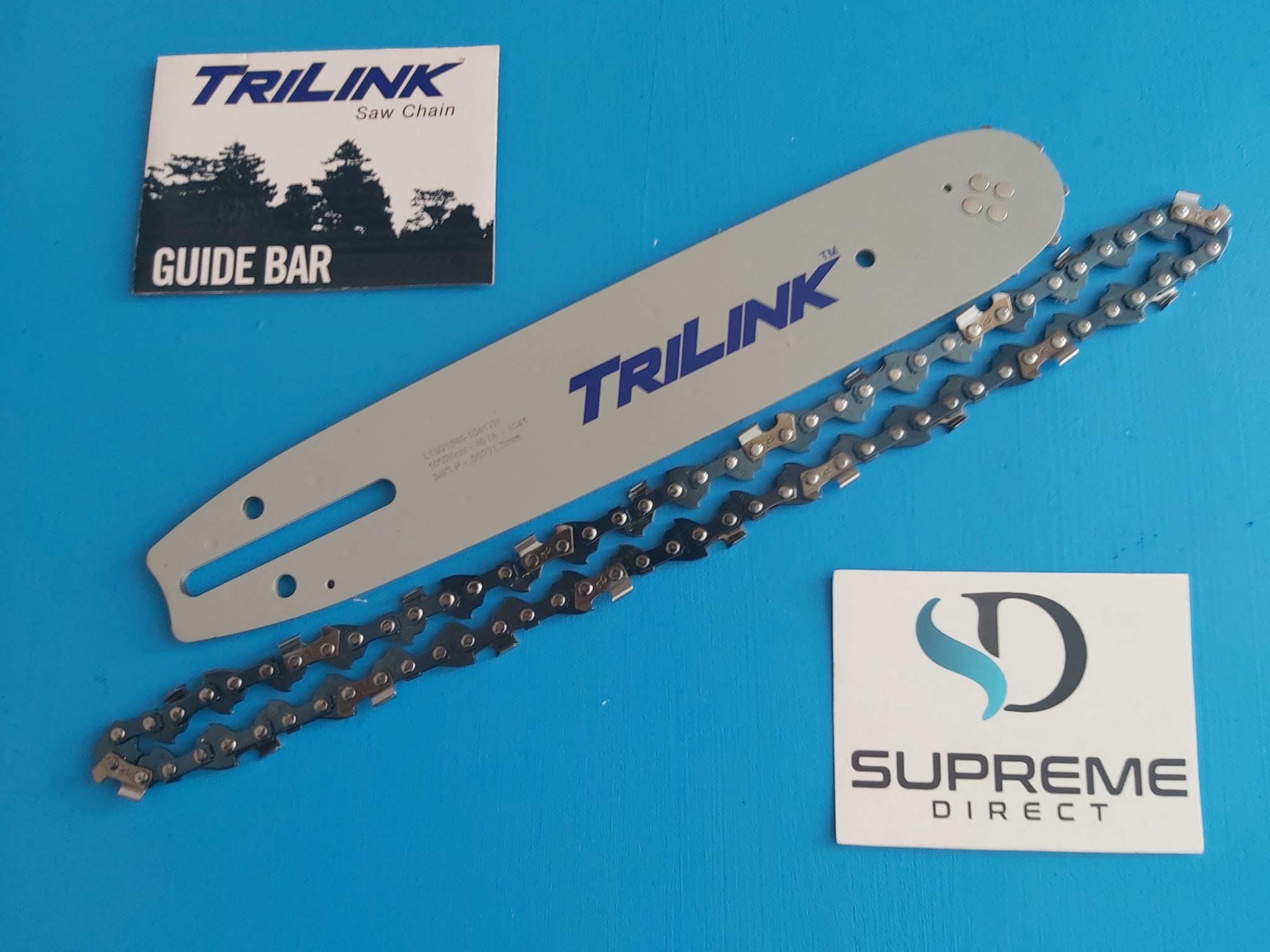 10 inch Tri Link Bar & Chain Combo HUSQVARNA, ECHO, SHINDAIWA, POULAN ...