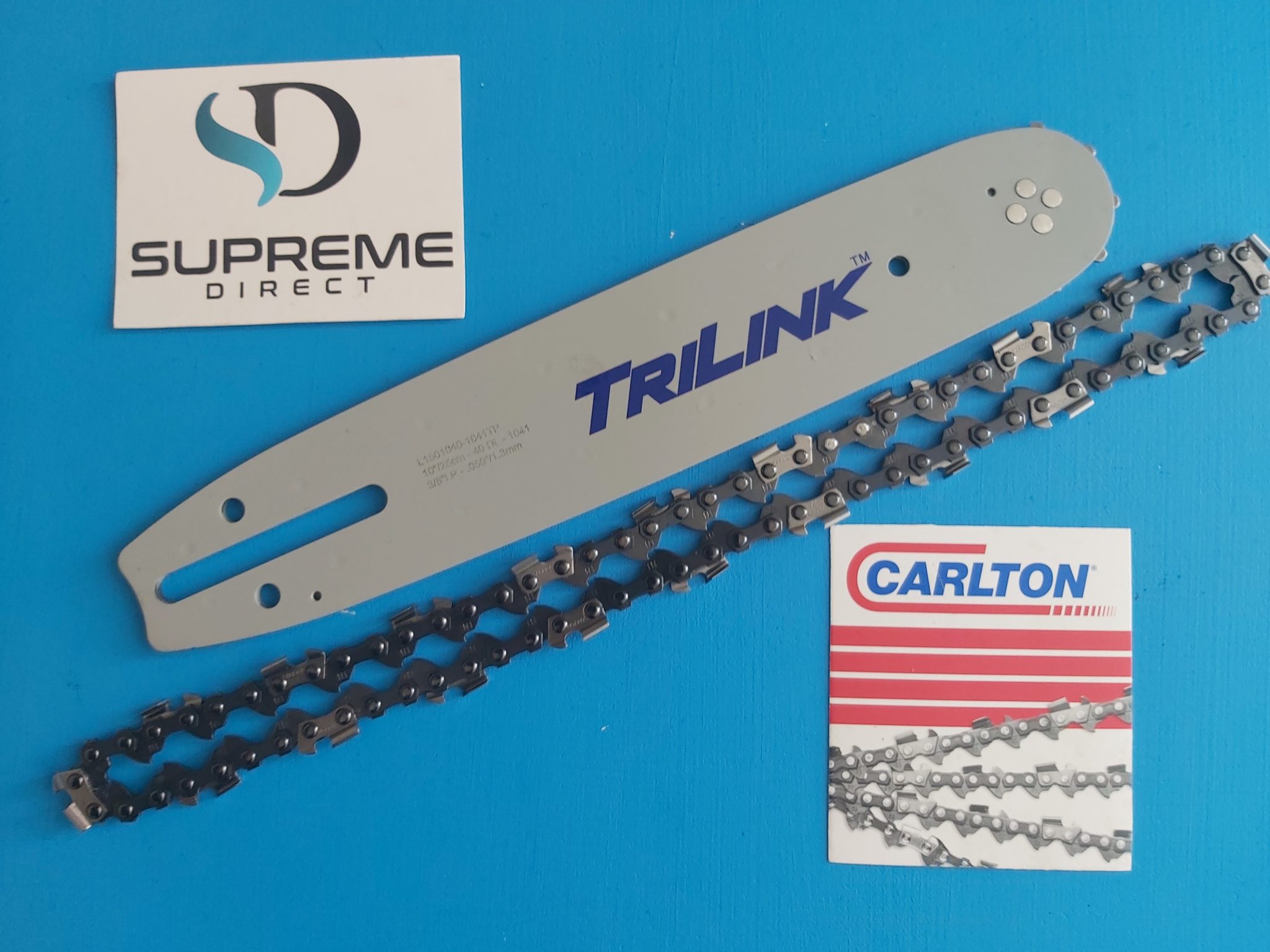 10 inch Tri Link Bar & Carlton Chain Combo HUSQVARNA, ECHO, SHINDAIWA ...
