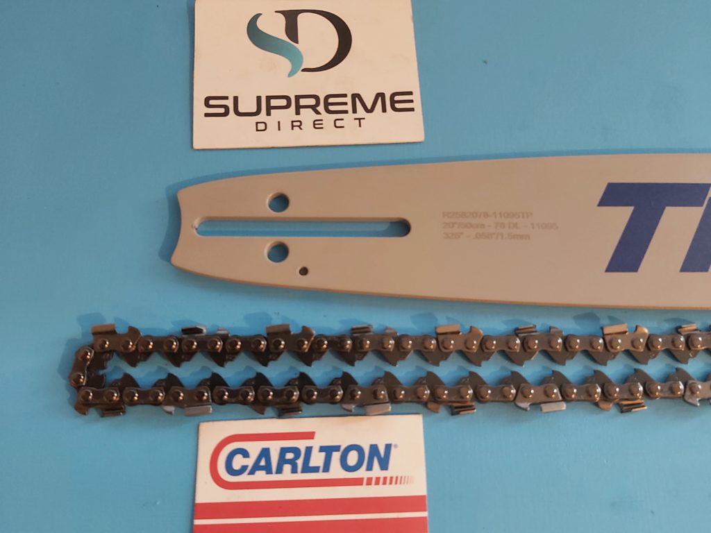 20 inch TRI LINK PRO Bar & CARLTON Chain, Husqvarna 345, 350, 353, 51 ...